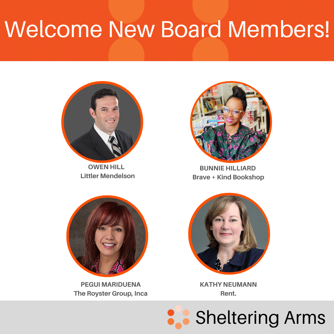 SHELTERING ARMS WELCOMES FOUR NEW MEMBERS TO THE BOARD OF DIRECTORS ...